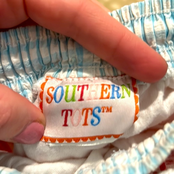 Southern Tots | Swim | Precious Seersucker Boys Swim Trunks | Poshmark